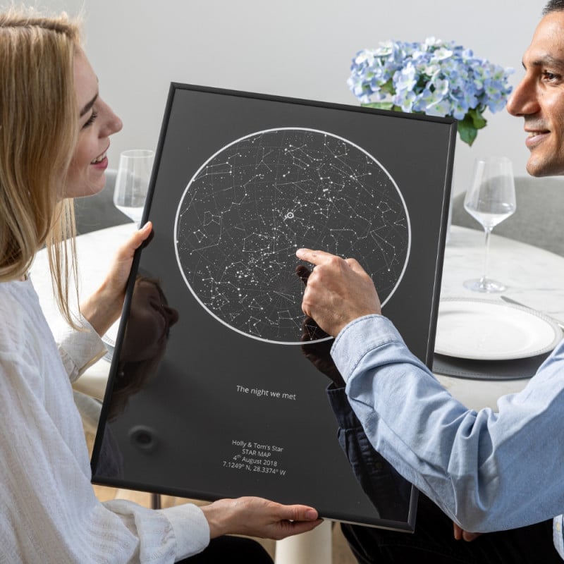 Gift set & Star map poster